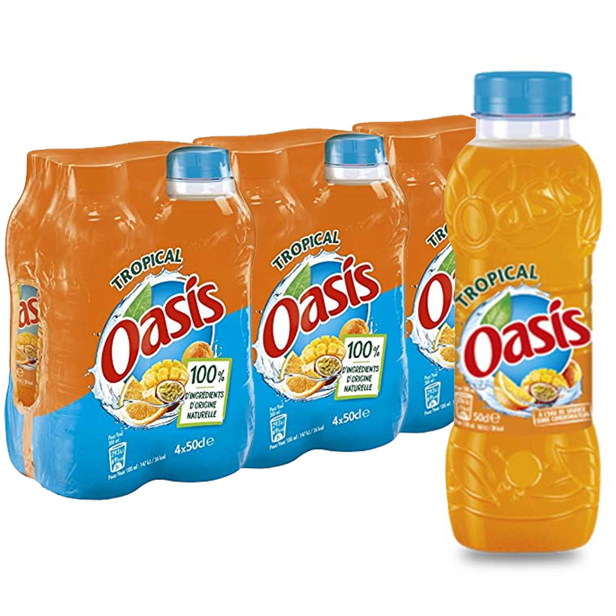 Oasis Tropical Jus de Fruits 50 cl par 12 : Achat en Ligne - Coffee ...