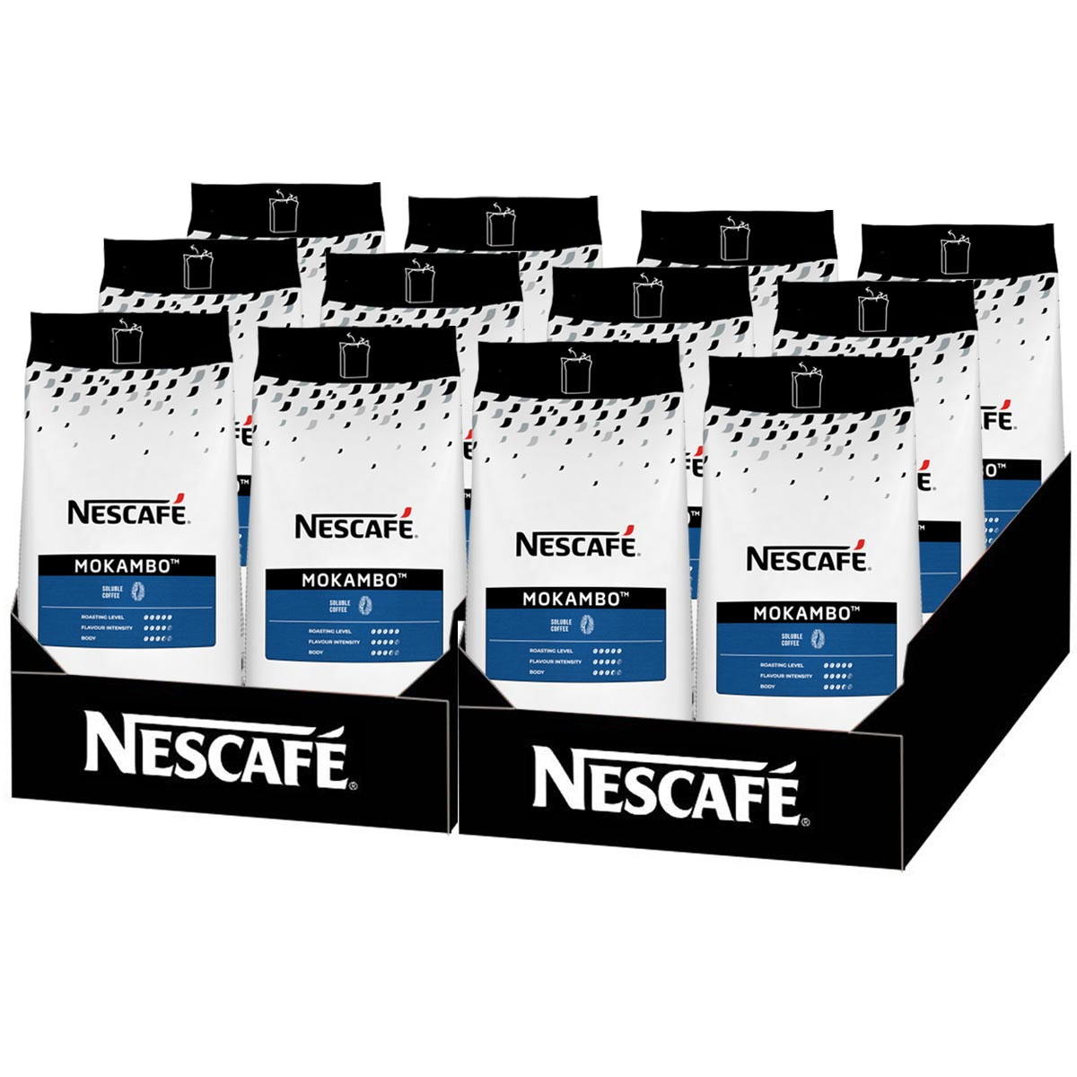 Nescafé Mokambo Tradicion Café Soluble Compatible Vending - 12 x 500g
