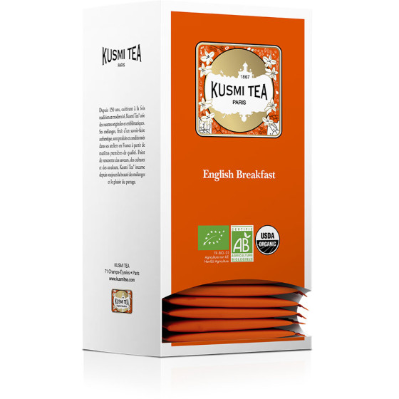 Thé Noir English Breakfast Bio Kusmi Tea - 6 boites - 150 sachets
