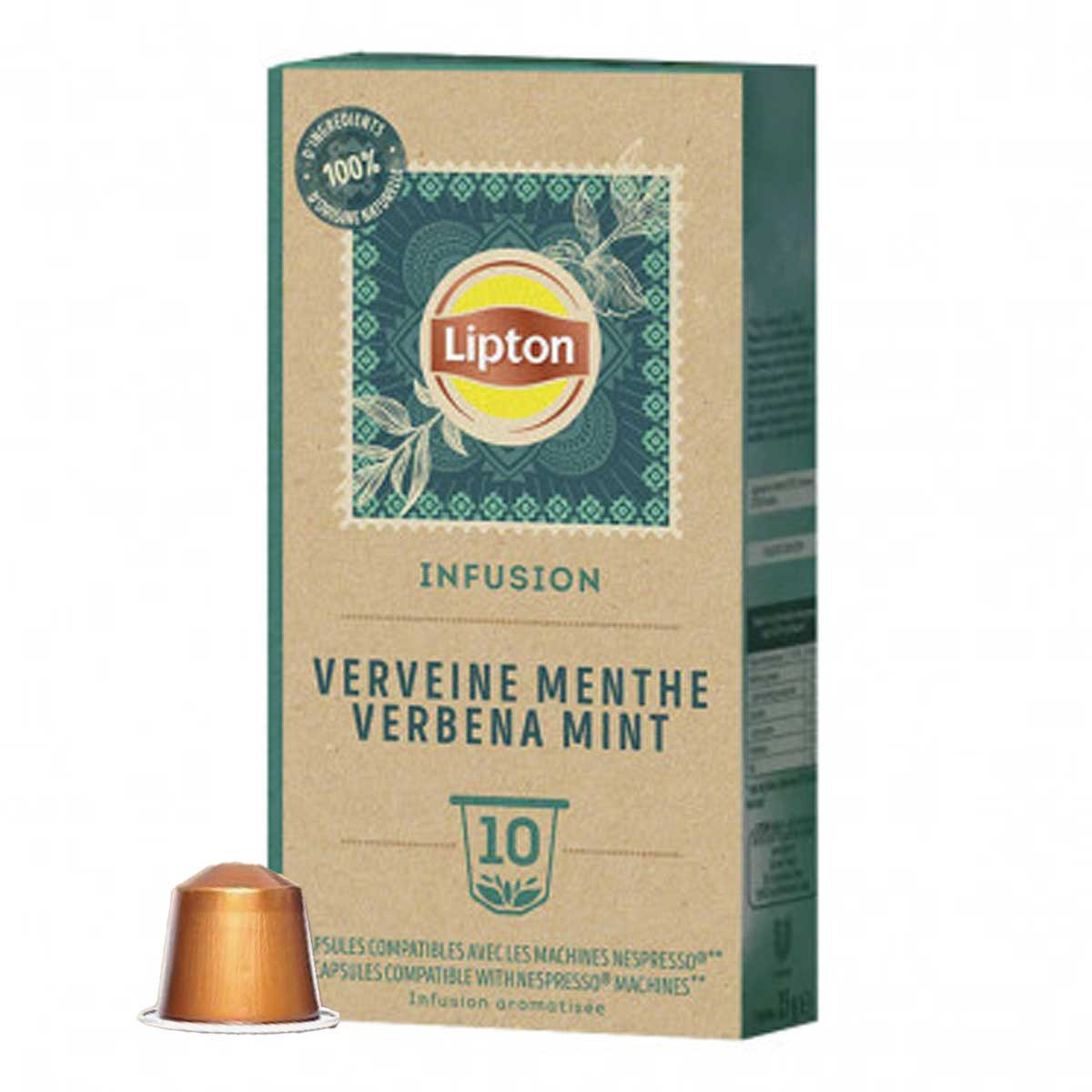 Coffret de Thés et Infusions Lipton - 12 parfums - 180 sachets