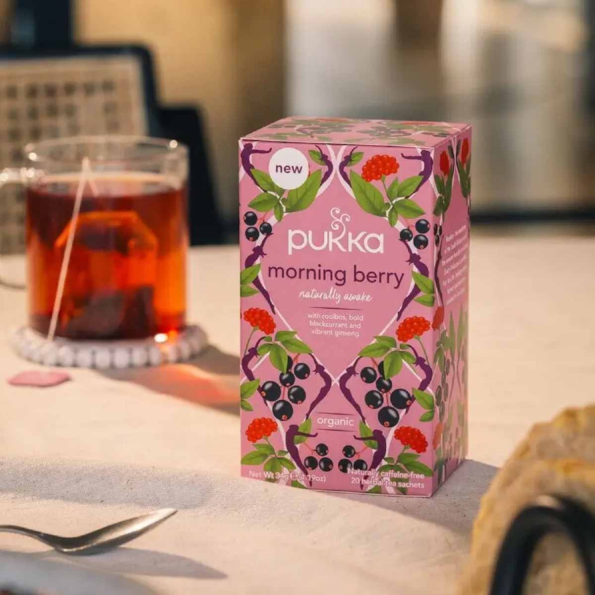 Infusion Bio Pukka Detox Fruits Rouges - 20 sachets