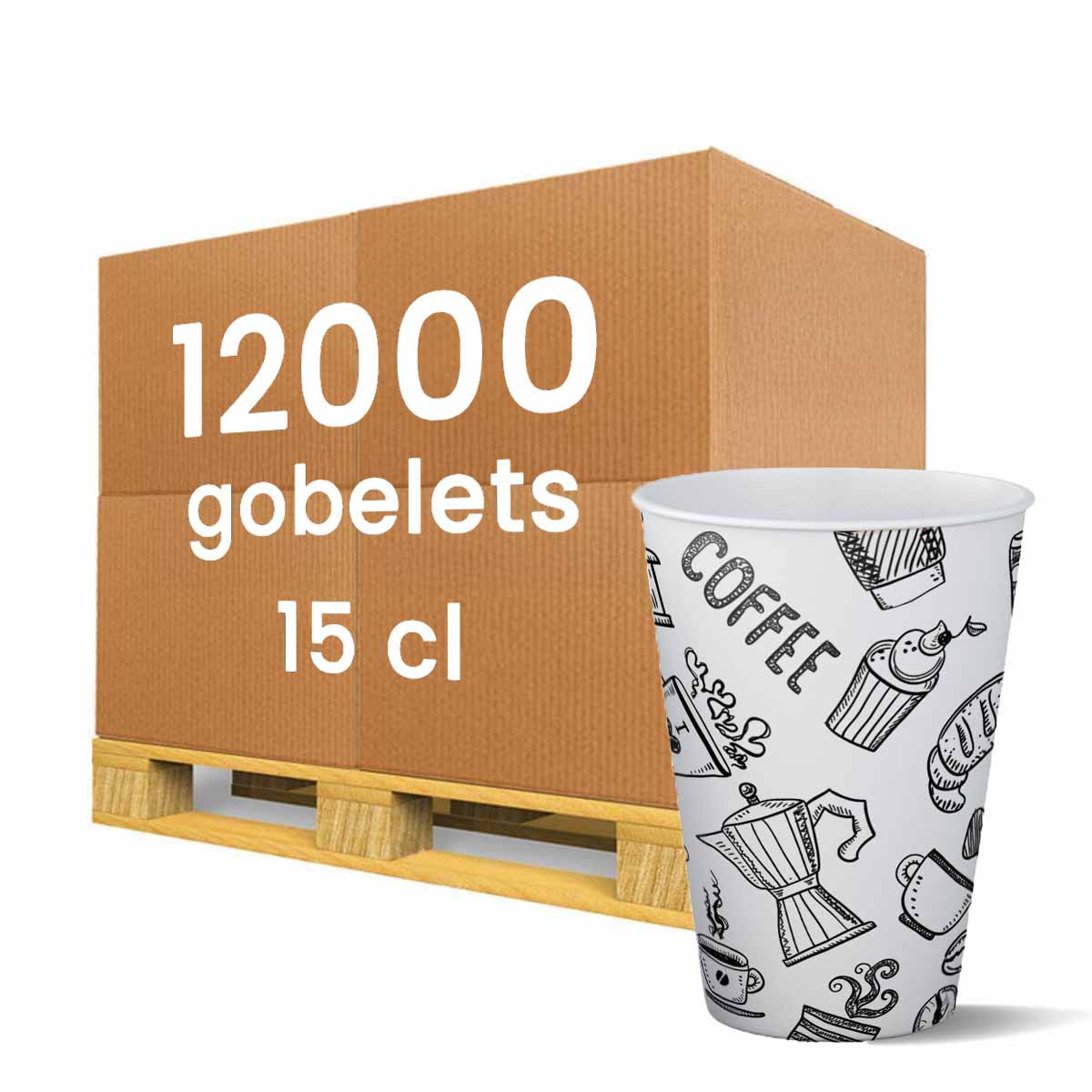 Gobelets 15cl pour tout type de boisson