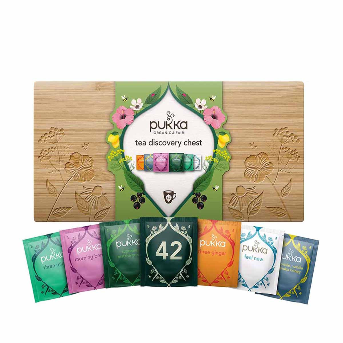 Pukka 6 variétés Coffret de Thés et Infusions Bio - 42 sachets