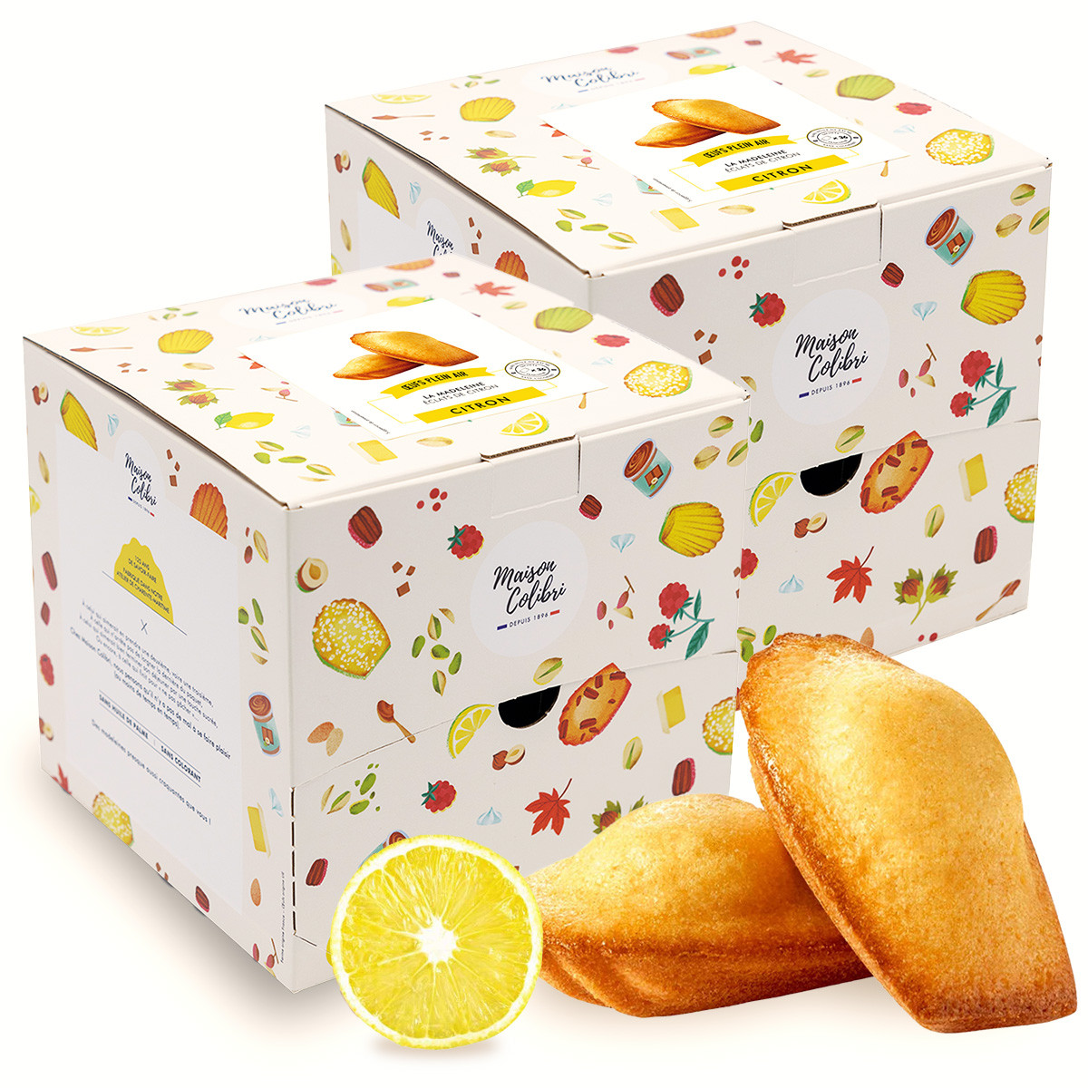 Madeleine Nature Maison Colibri Pur Beurre - 36 madeleines
