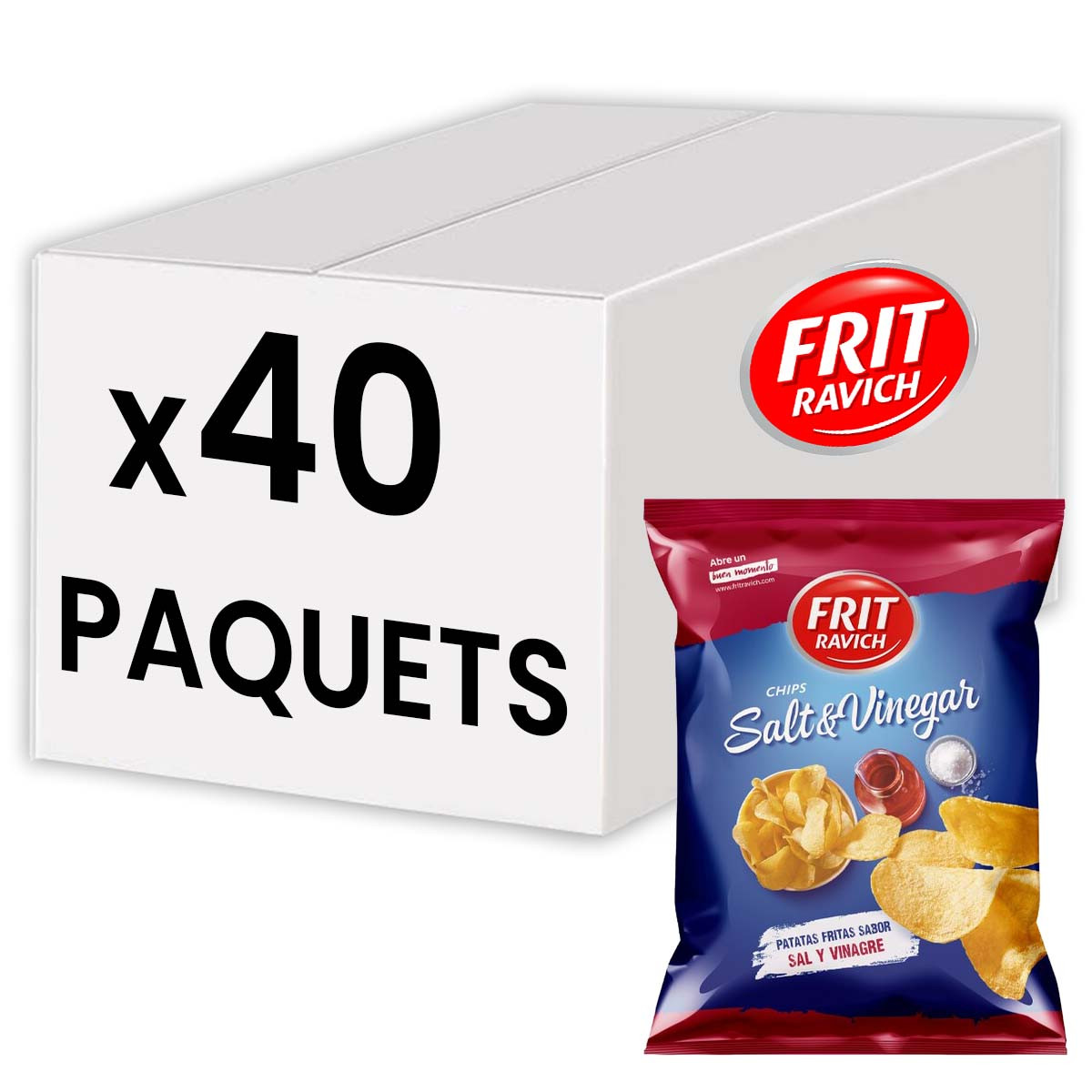 Pop-Corn Salé Frit Ravich 22g - 36 paquets